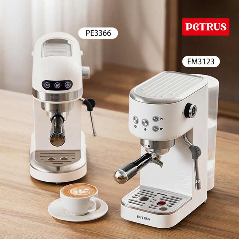 Petrus Coffee Machine Compact Espresso Coffee Maker 15 Bar Auto ...