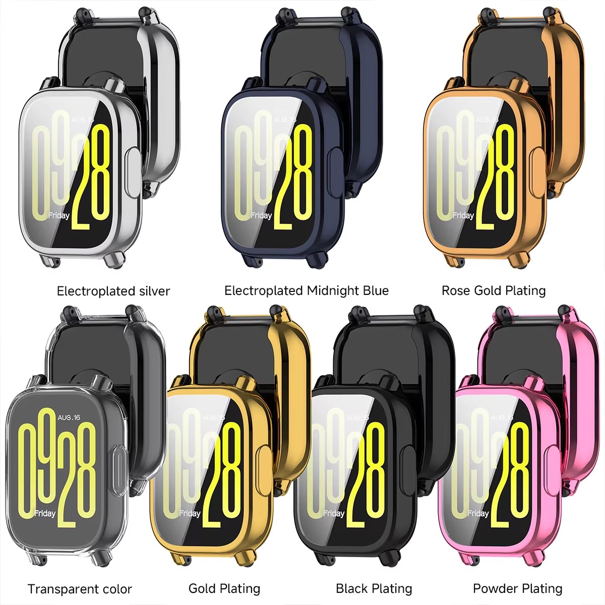 TPU Case Bumper Shell for Redmi Watch 5 Active/Lite 3Active/Lite ...