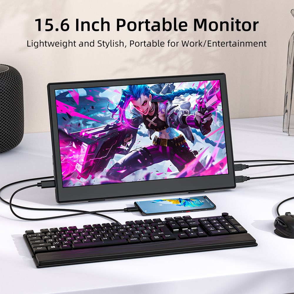 MAINGEAR Portable monitor game touch screen suitable for Switch/XBOX ...