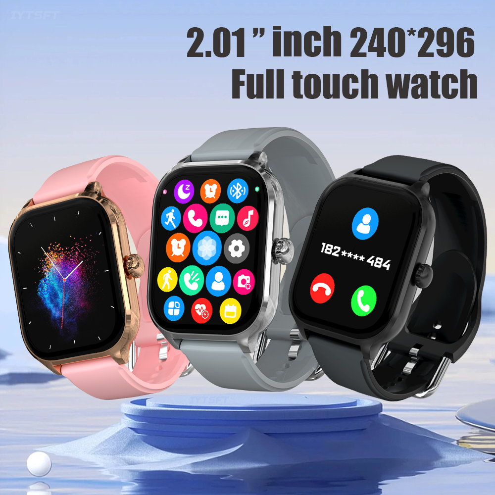 LAXASFIT H9 2.01" Smart Watch Bluetooth with Heart Rate & Blood ...