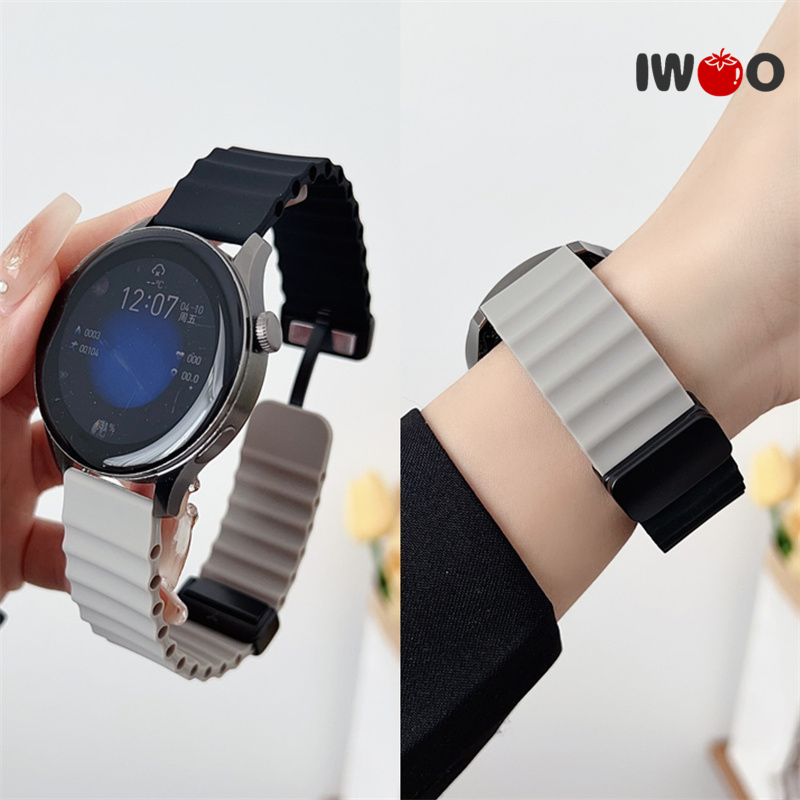22mm Silicone Magnetic Buckle Strap For Xiaomi watch s4/s3/s2/s1/Redmi ...