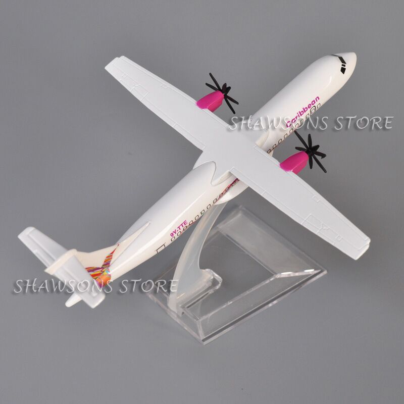 1:200 Scale Diecast Metal Plane Model Toys Caribbean Airlines ATR 72 ...