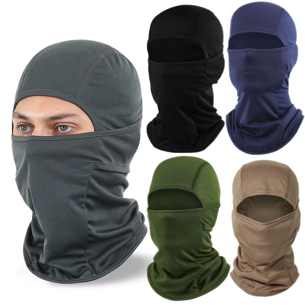 Breathable Mesh Balaclava Mask- UV Protection Motorcycle Face Cover ...