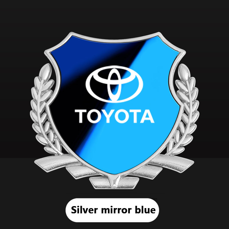 3D Metal Car Trunk Window Side Emblem Badge Decal Sticker For Toyota ...
