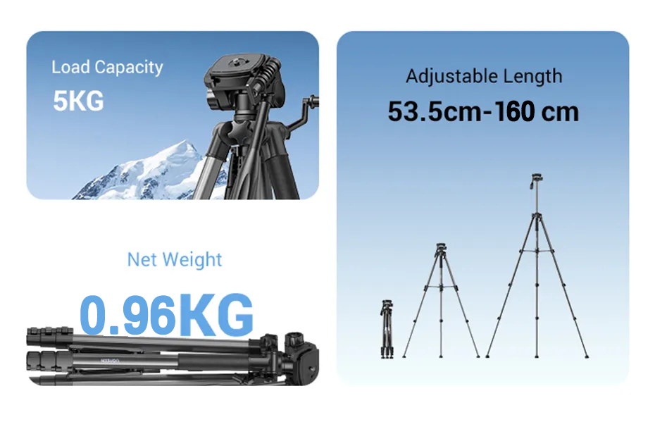 Zomei tripod Q120 Camera tripod phone tripod Professional Aluminum ...