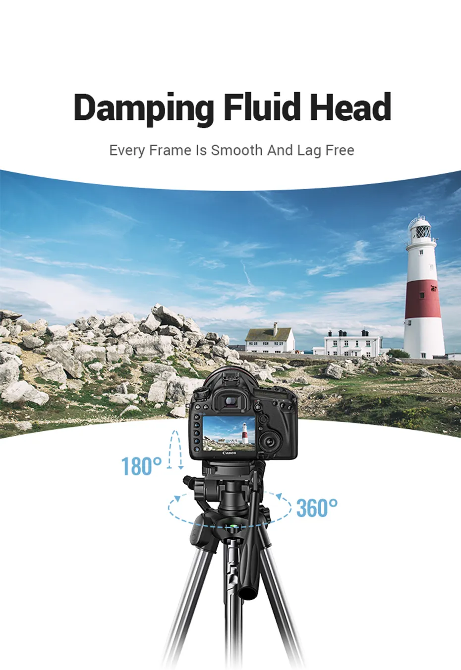 Zomei tripod Q120 Camera tripod phone tripod Professional Aluminum Lightweight Compact Travel ...