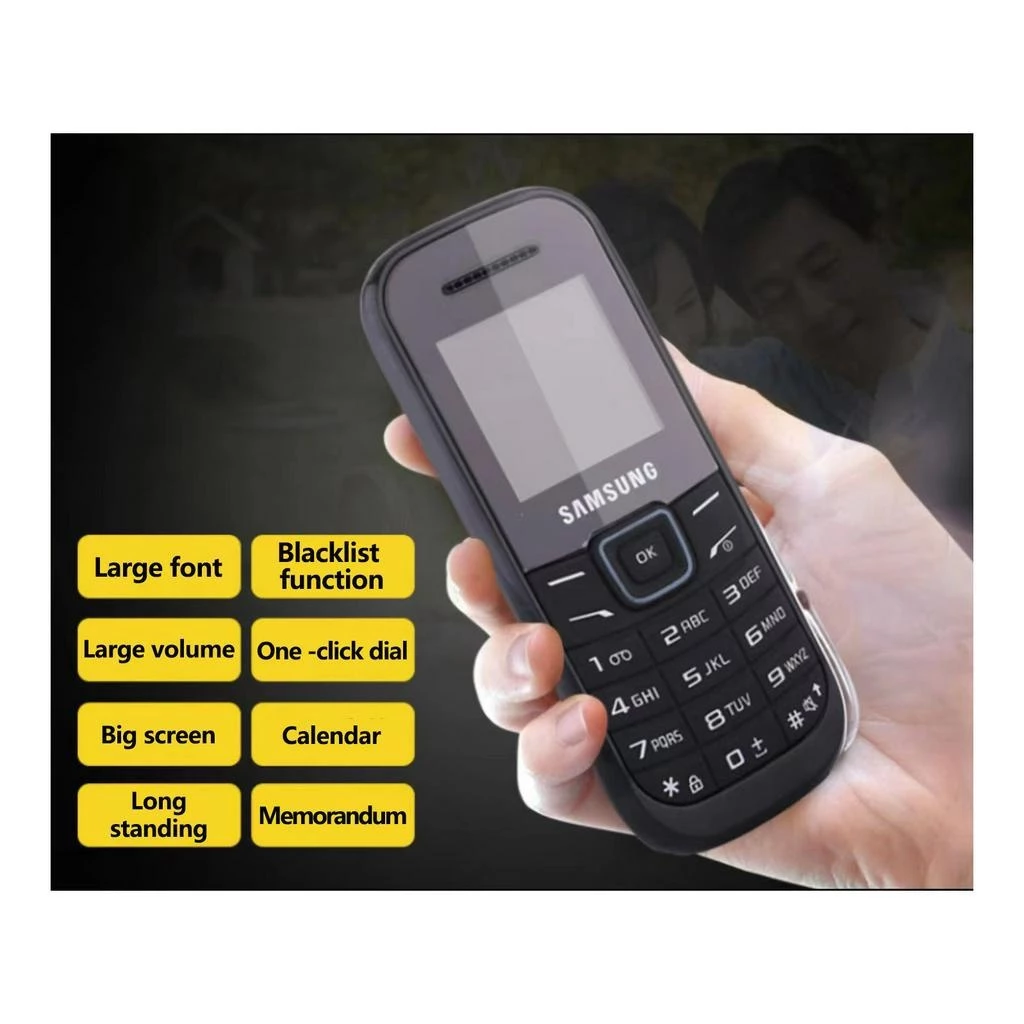 Yookie COD SAMSUNG GT-E1200 Keypad Phone GSM Standard Sim Keypad Basic ...