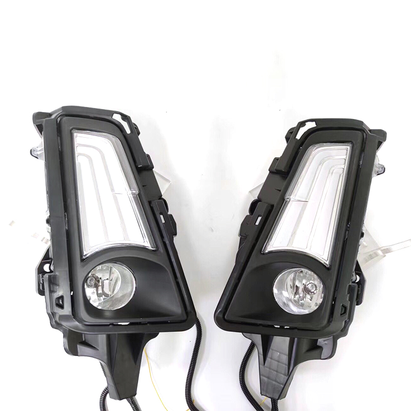 2Pcs LED Car Fog Lamp DRL Daytime Running Light for Toyota Hiace ...
