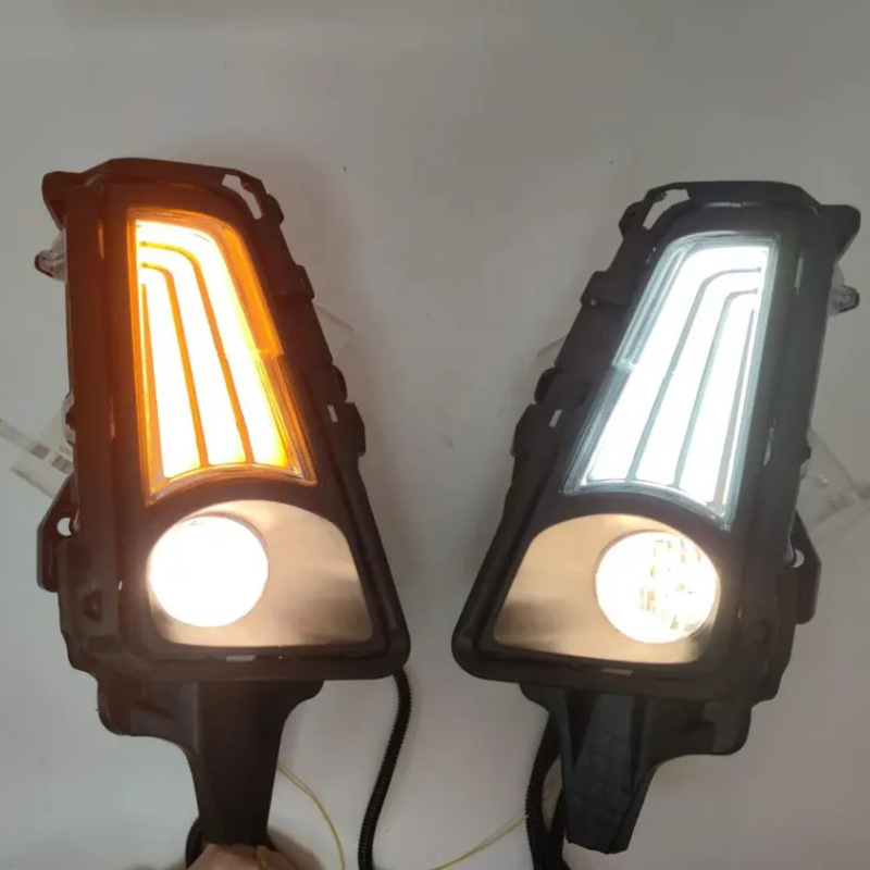 2Pcs LED Car Fog Lamp DRL Daytime Running Light for Toyota Hiace ...