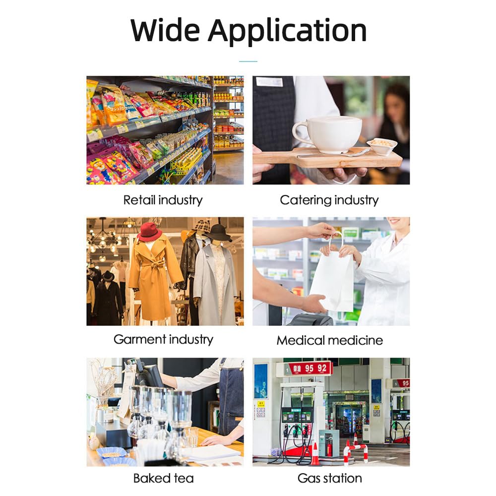 Portable Receipt Mini Thermal Printer Bluetooth Ink Free Printer ...