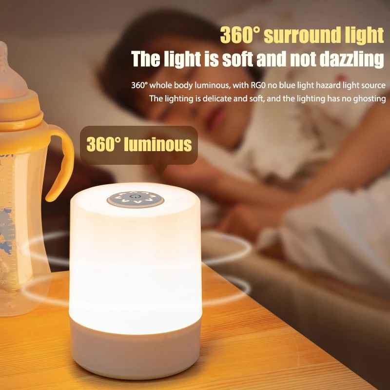 Baby light Bedside Led Night Lights Dimmable Charging Desktop Night ...