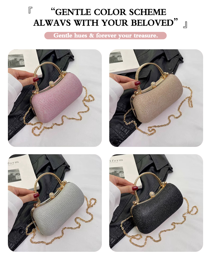Evening Clutch Purse for Women Shoulder Bag Elegant Sparkly Clutch Bag ...