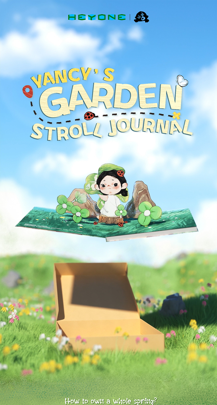 Heyone Yancy YANCY’S Garden Stroll Journal Series Mystery Box Blind Box ...