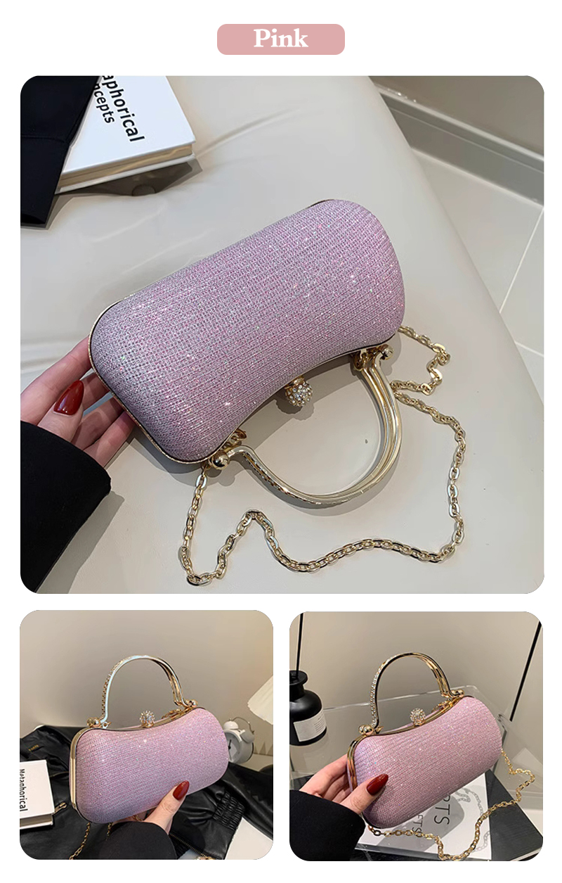 Evening Clutch Purse for Women Shoulder Bag Elegant Sparkly Clutch Bag ...