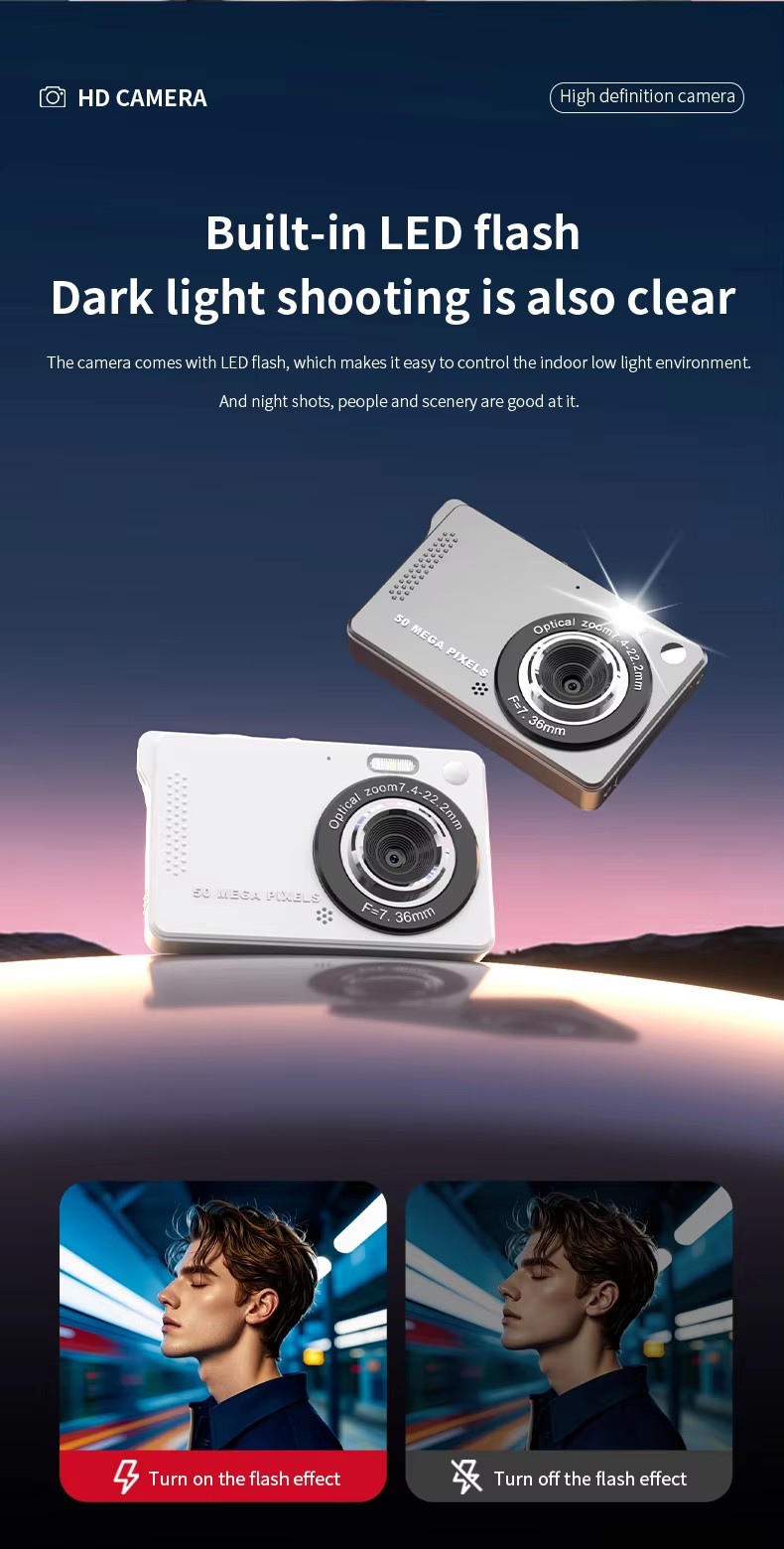 1080Pdigital camera Autofocus camera 2.4-inch IPS display, video ...