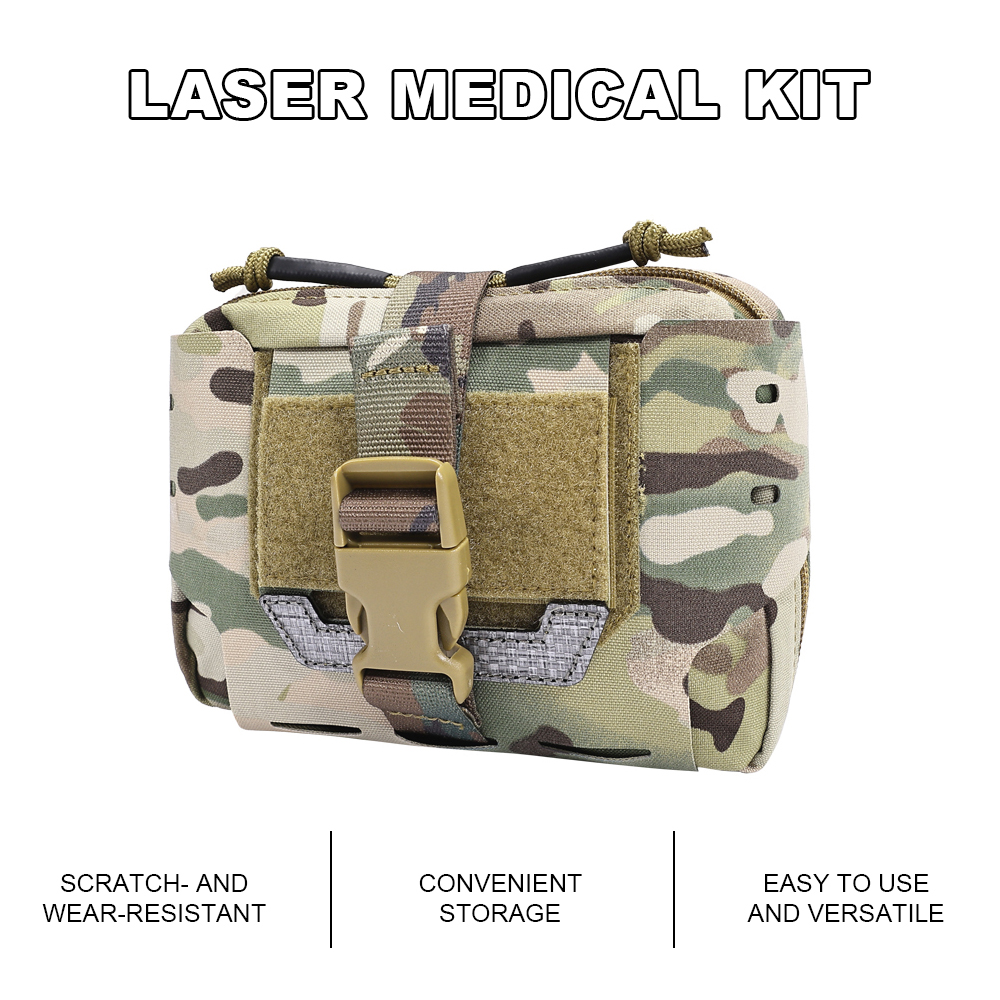 SINAIRSOFT Outdoor MOLLE Medical Emergency Kit Multi functional Storage ...