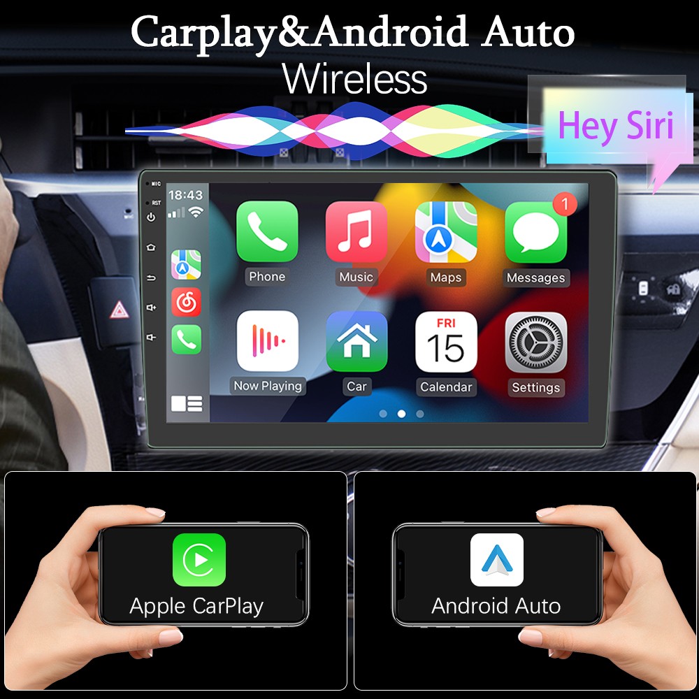 Android 7/9/10 Inch 4G+64G Car Multimedia Radio Player 2 Din Wireless ...