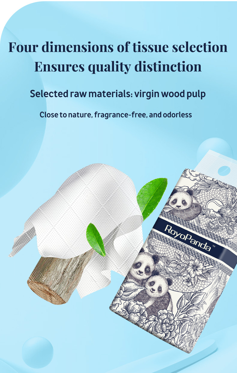 【1/5/Packs】RoyoPanda Tissue Hanging Tissue 140*170mm Soft Deluxe Tissue ...