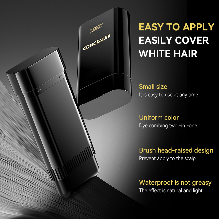 Hair Dye Stick With Comb Hair Stick , Rotating Design, Waterproof And ...