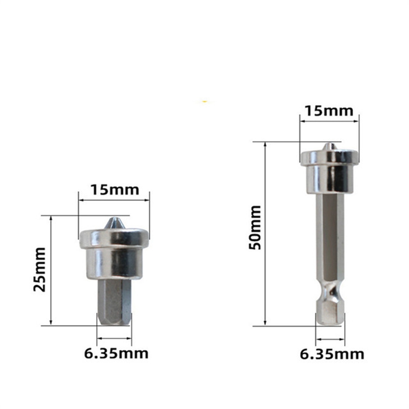 5 Pcs Gypsum Board Positioning Bit Set with Hexagonal Handle ...