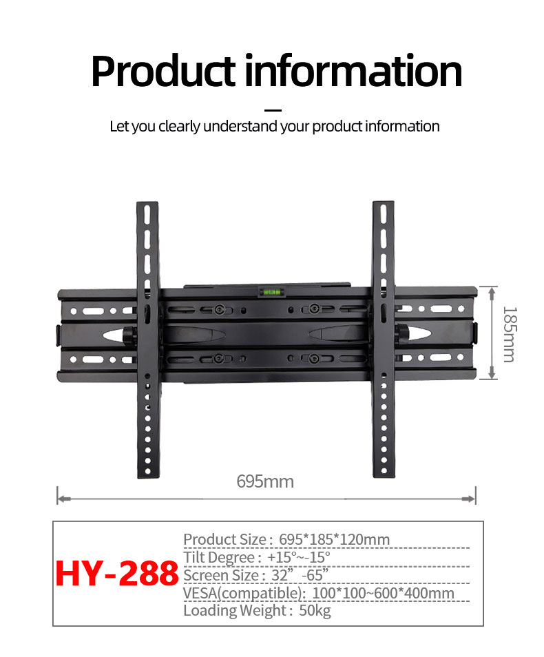 6 Arms Unvisal Universal TV Wall Mount Bracket 32-80 inche Retractable ...