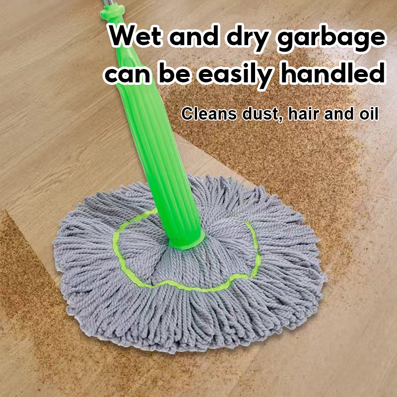BUY 1 TAKE1 360° Rotating Floor Mop Wet And Dry Dual-Use Self Twisting ...