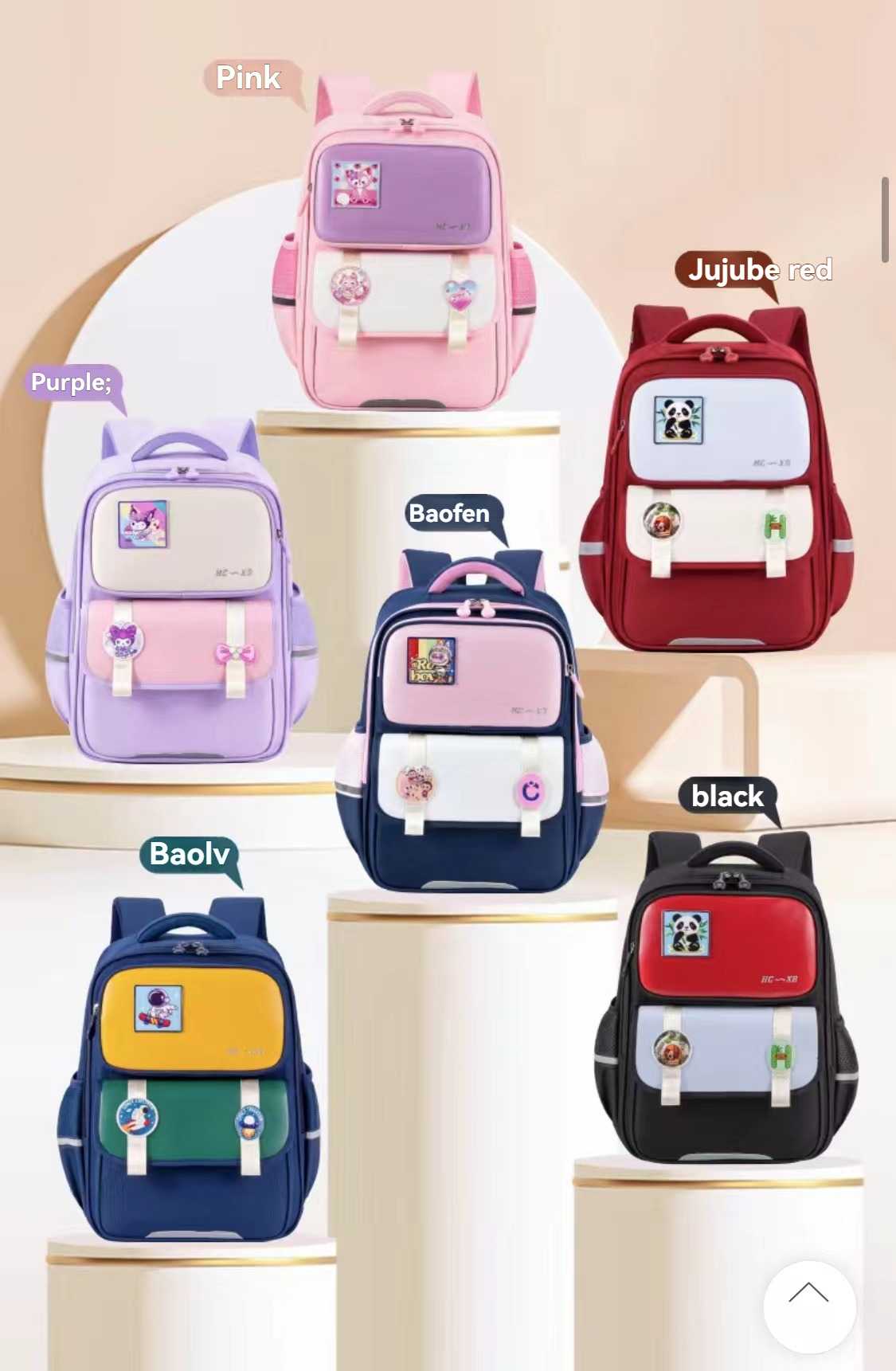 Large Capacity Unisex kids School Bag Spine Protection Load Reduction ...