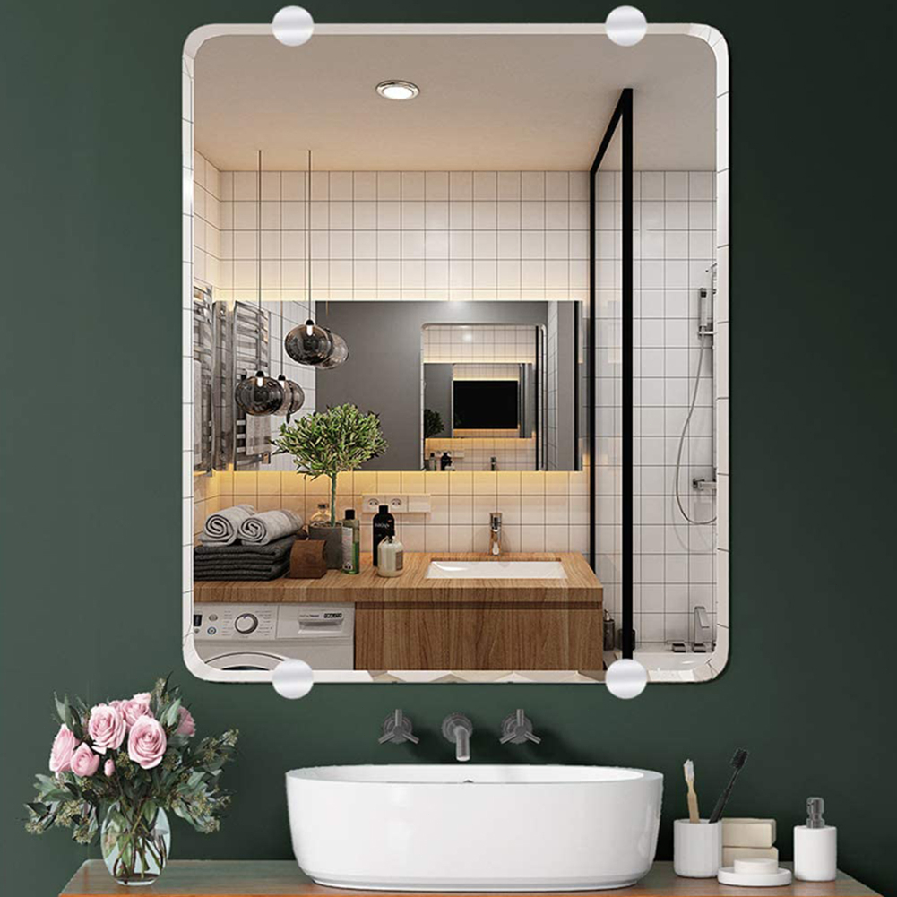 4PCS Mirror Glass Clip/Wall-Mounted Mirror Clamps/Mirrors Bracket ...