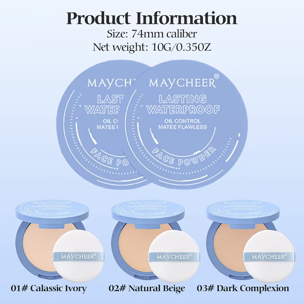 Oil Control Face Powder Matte Waterproof Flawless Setting Powder ...