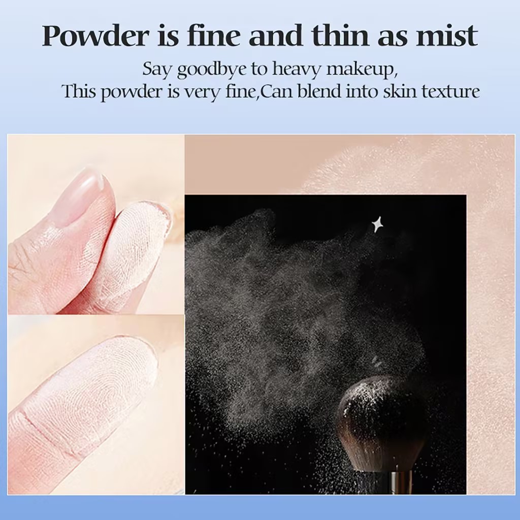 Oil Control Face Powder Matte Waterproof Flawless Setting Powder ...
