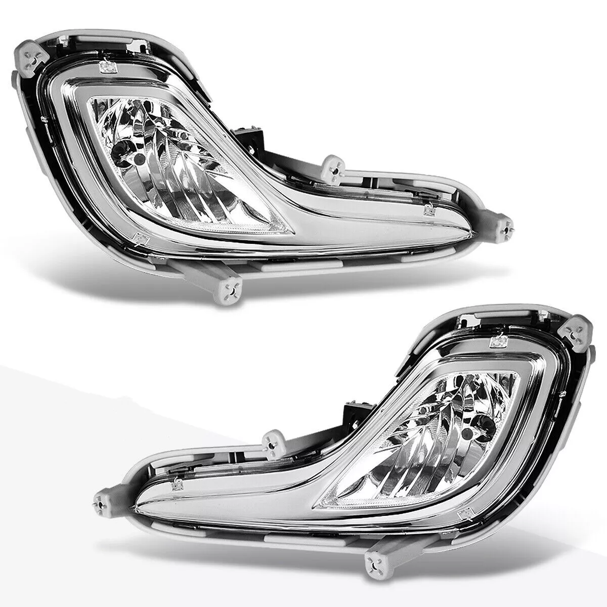 2 pcs Accent Car bumper fog lamp lights for Hyundai Accent 2012 -2018 Car front bumper fog light ...