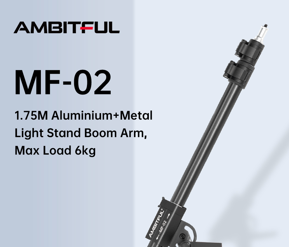Ambitful MF-02 70-175cm Aluminium Metal Studio Photo Telescopic Boom ...