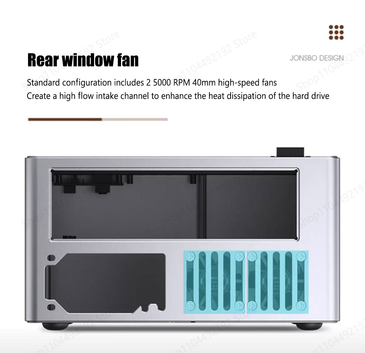 Jonsbo NV10 N10 ITX Mini Desktop Case 3.3mm Aluminum Alloy Chassis ...