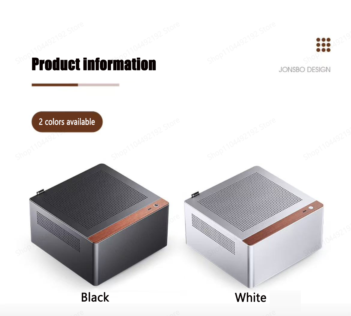 Jonsbo NV10 N10 ITX Mini Desktop Case 3.3mm Aluminum Alloy Chassis ...