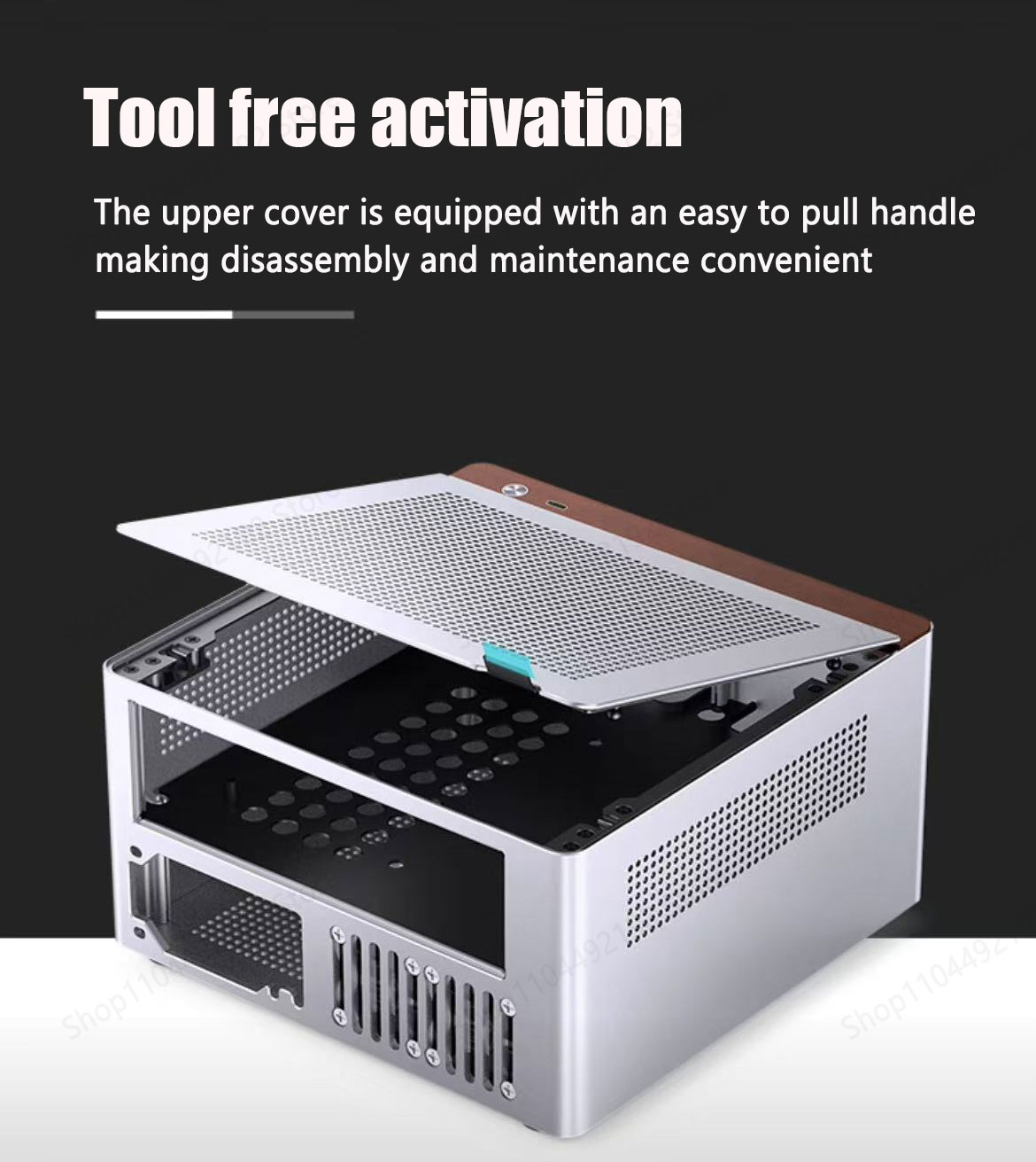 Jonsbo NV10 N10 ITX Mini Desktop Case 3.3mm Aluminum Alloy Chassis ...