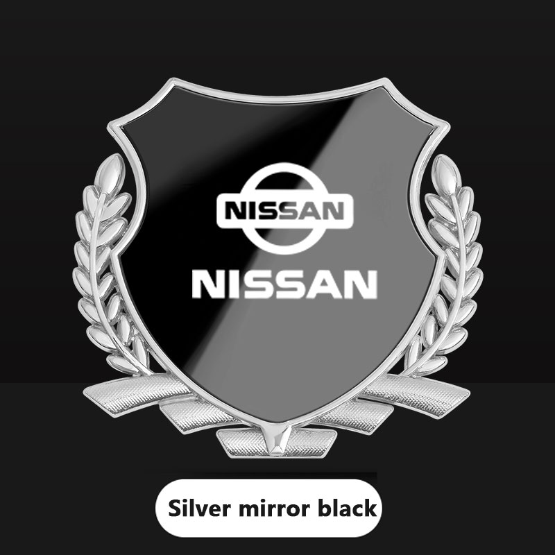 3D Metal Car Trunk Window Side Emblem Badge Decal Sticker For Nissan ...