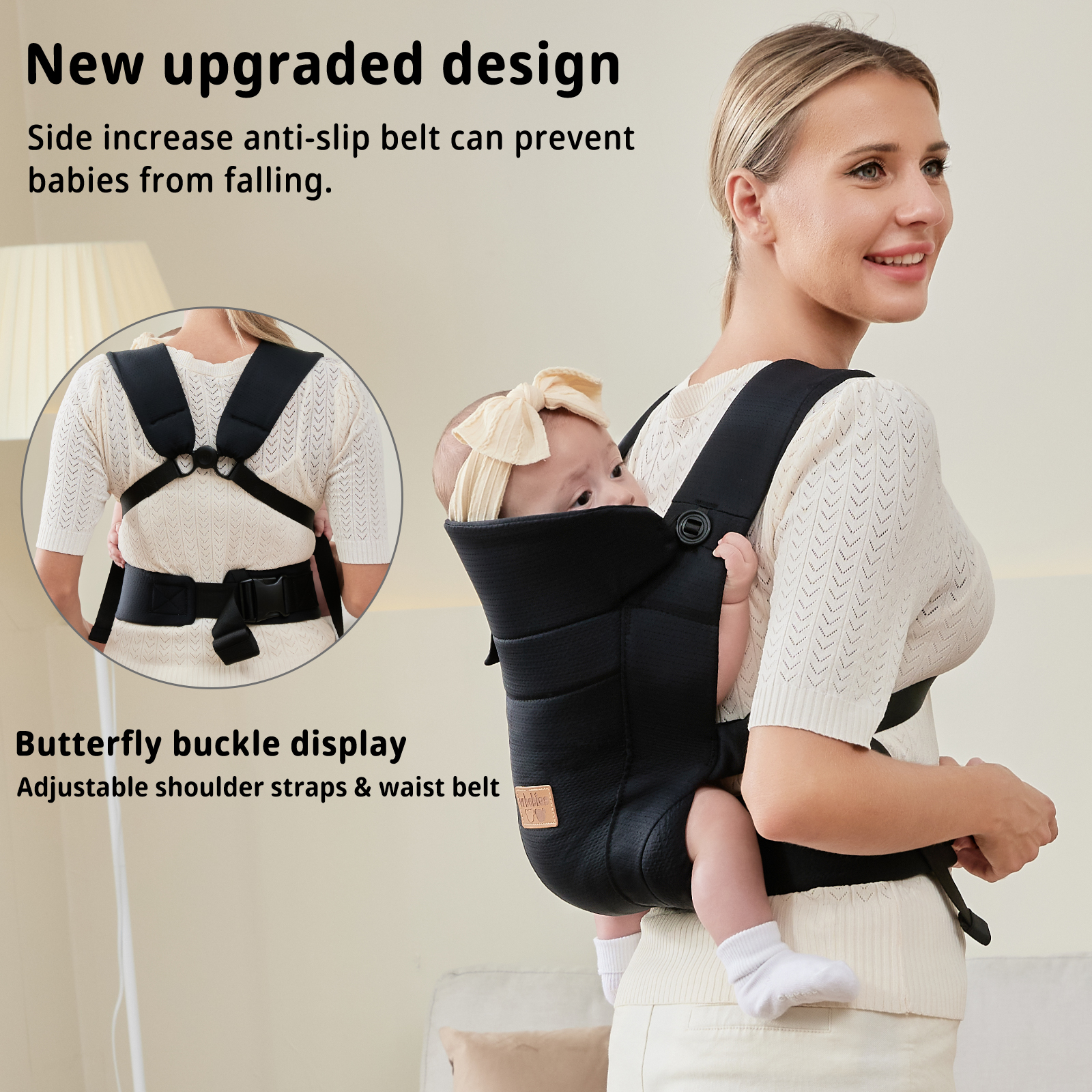 Shipped Laguna Vrbabies Ergonomic Baby Carrier Ice Silk Baby Sling ...
