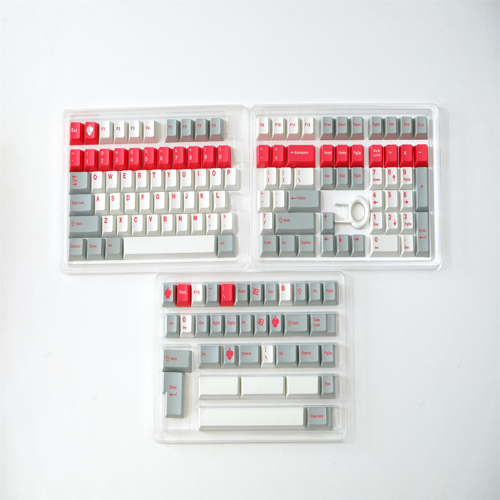 GMK Red Alert Keycap Set 146 Key PBT Keyboard Cap Cherry Profile game ...