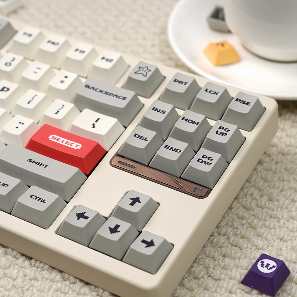 Alice Super Mario Keycaps 152Keys/Set PBT Cherry Profile Custom Keycaps ...