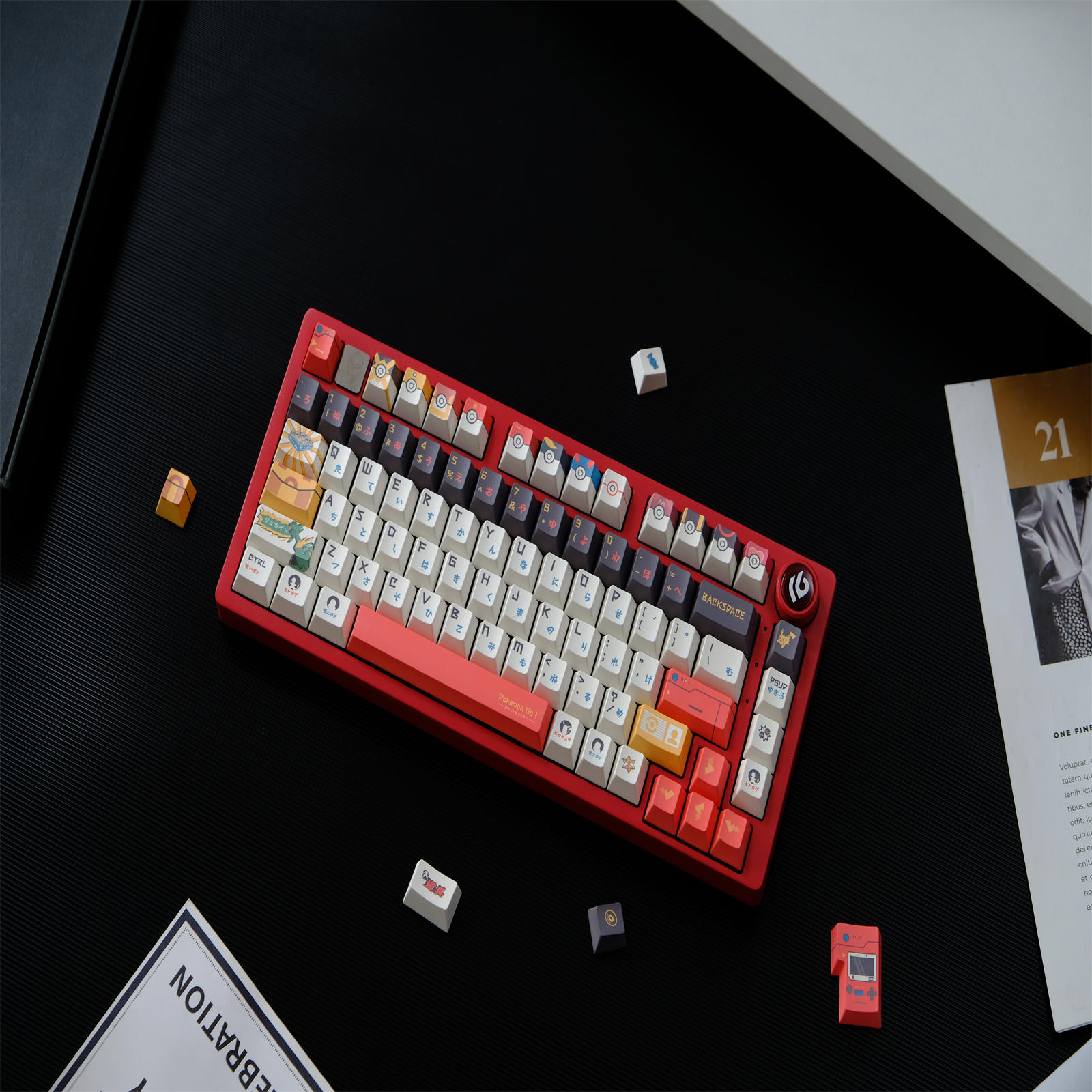GMK Pokémon Keycaps Set 151 Keys PBT Keyboard Cap Cherry Profile game ...