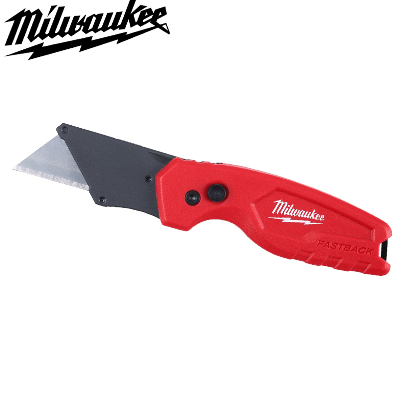 Milwaukee 48-22-1500 FASTBACK Compact Folding Utility Knife Wire Belt ...