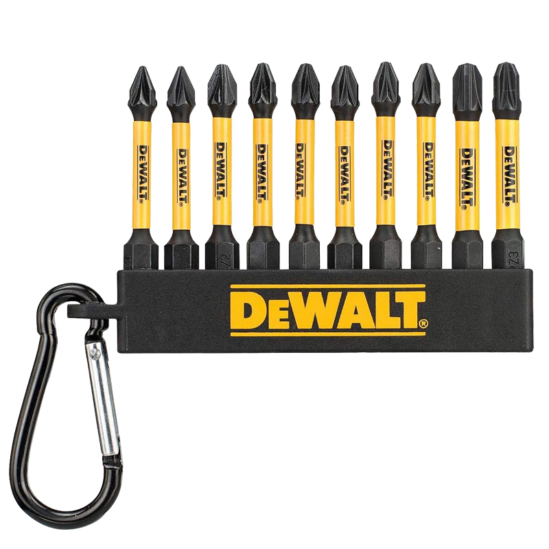 DEWALT DT7274 Pozi & High Impact Screwdriver Bit Set PZ1 PZ2 PH2 High ...