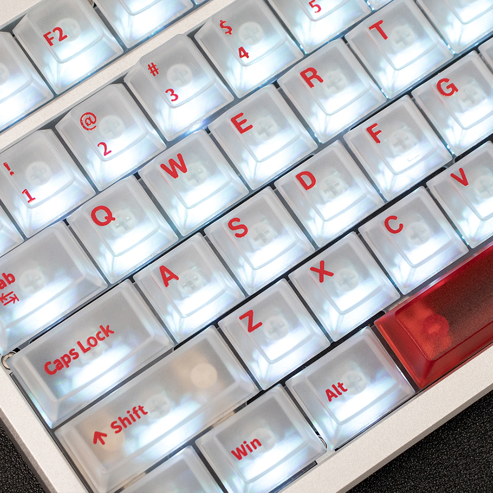Alice Morning C, Evening A Blue Keycaps 150Keys/Set PC Transparent ...