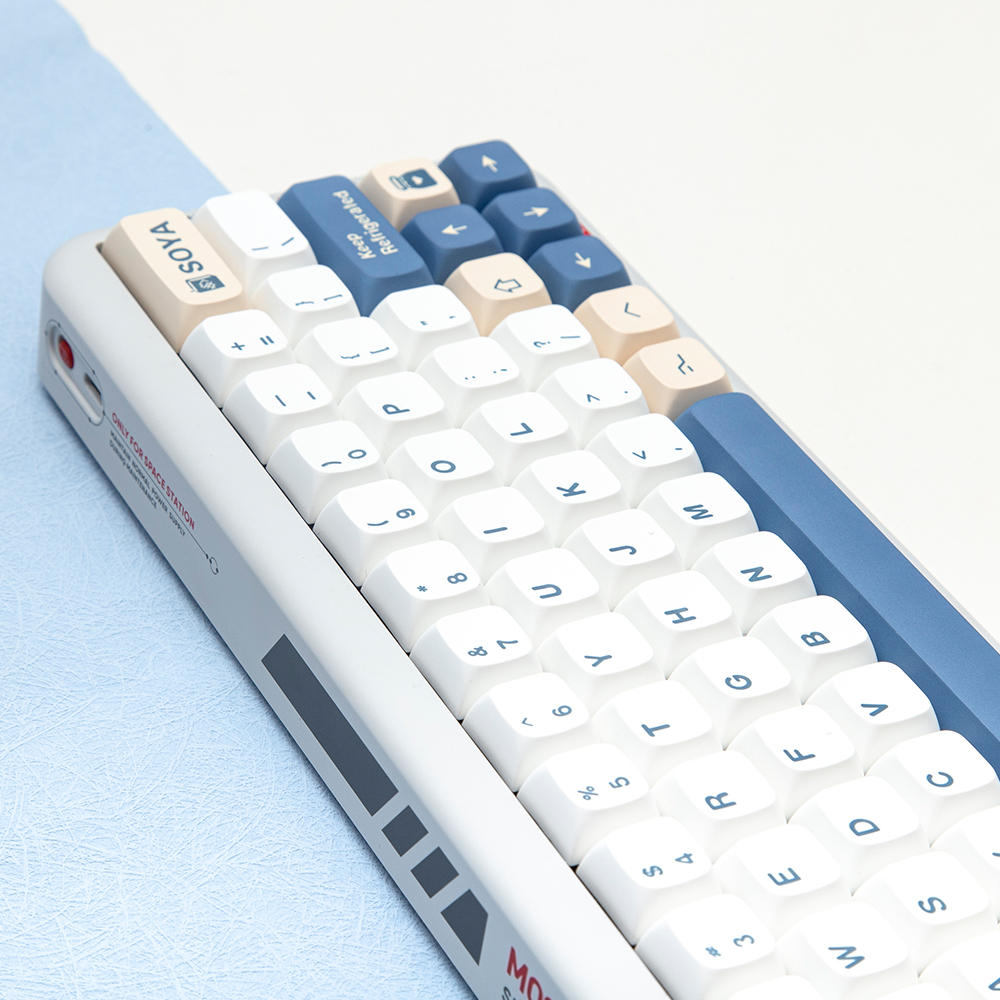 Bright Surface Soy Milk 144Keys/Set Keycaps MOA/MOG/XDA Profile PBT Dye ...