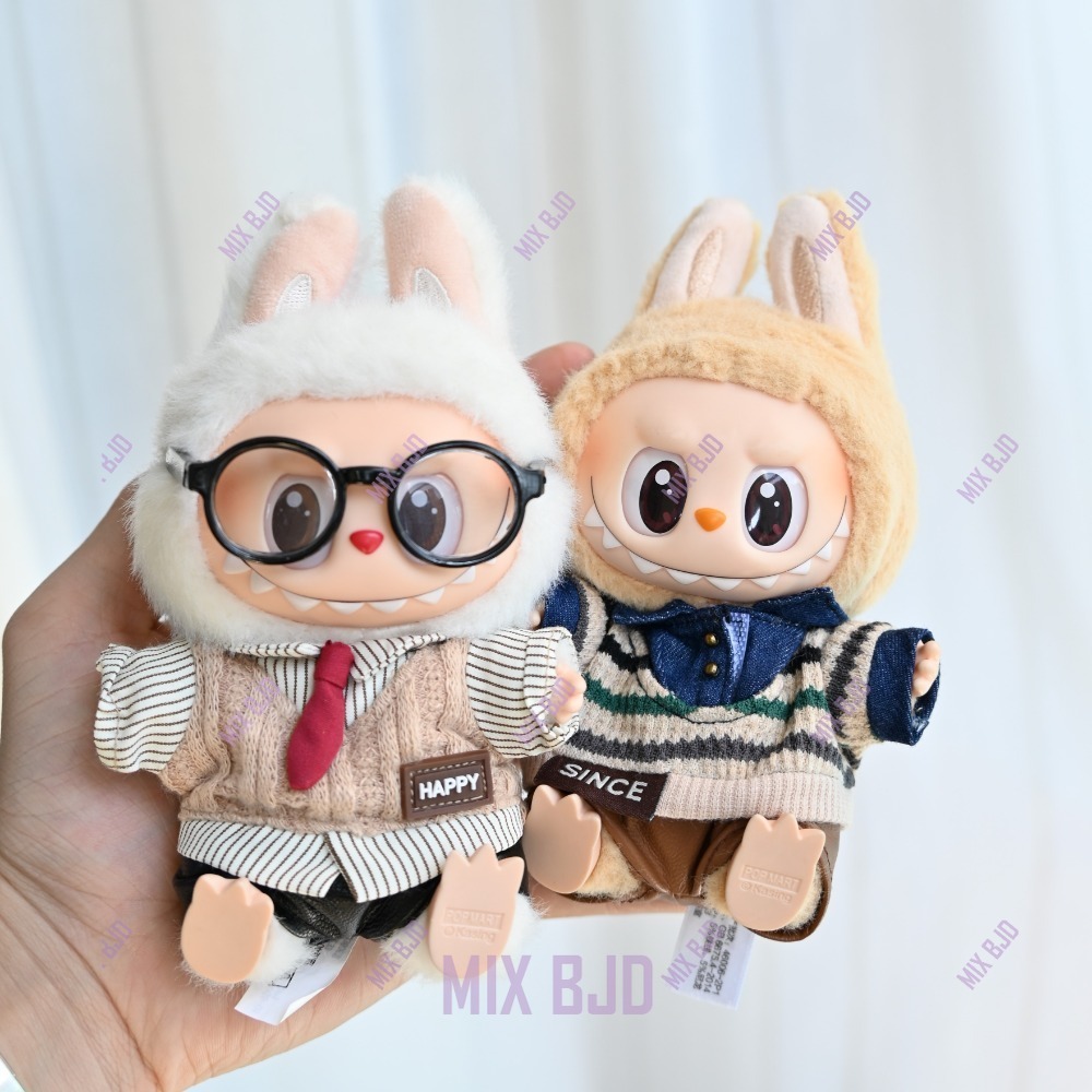 17cm Labubu Macaron clothes for V1& V2 & V3 fashion clothes Set (only ...