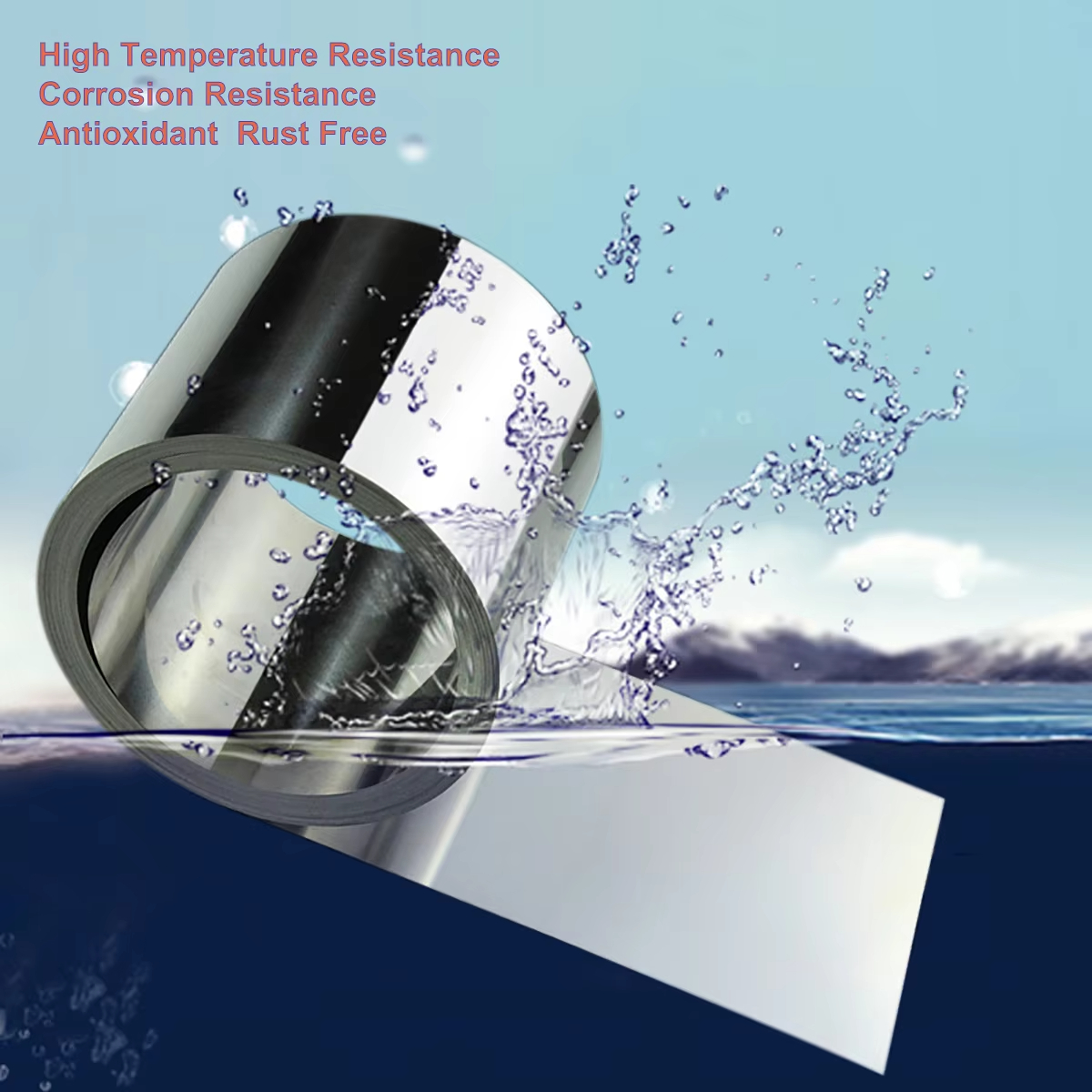 316/316L Stainless Steel Foil Strip Sheet Thin Plate Thickness0.01 to 0.9mm Width 65/100/200 ...