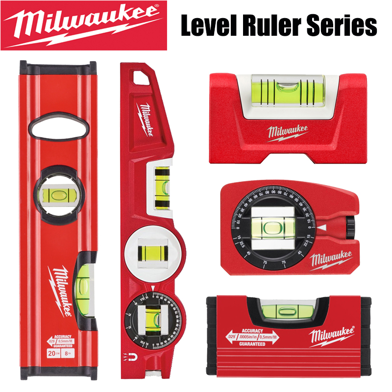 Milwaukee Level Ruler Horizontally & Vertically 360 Degrees Compact ...
