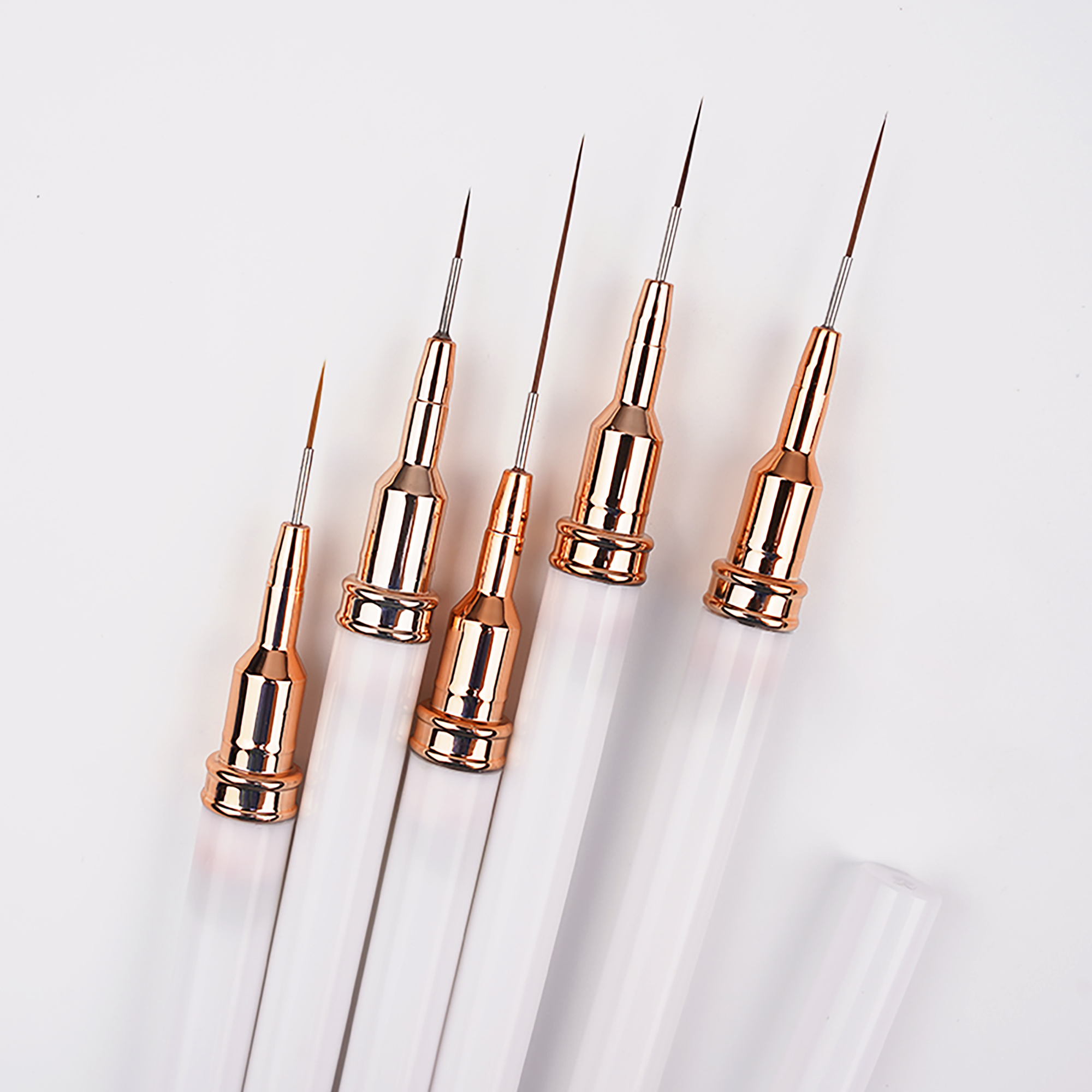 5 Piece Set Manicure Brush Set Manicure Ultra-Fine Line Drawing Pen ...