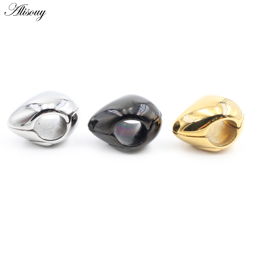 Alisouy 1PC Punk Stainless Steel Alien Face Hinged Ear Weights Expander ...