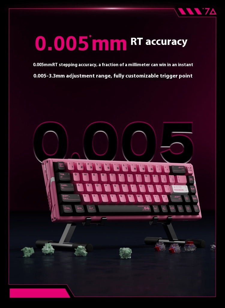 ATK RS6 Aluminum Wired Magnetic Keyboard 68% Hot swappable RGB RT0.005 ...